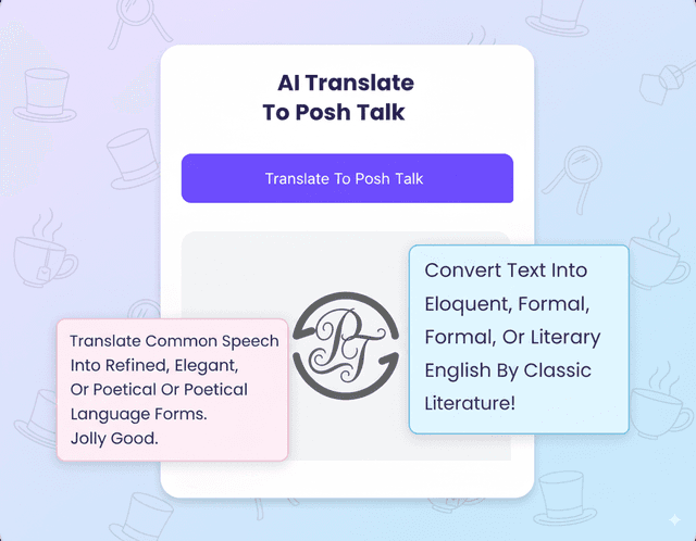 Posh Translator – Make Text Classy & Elegant | Rizzagic