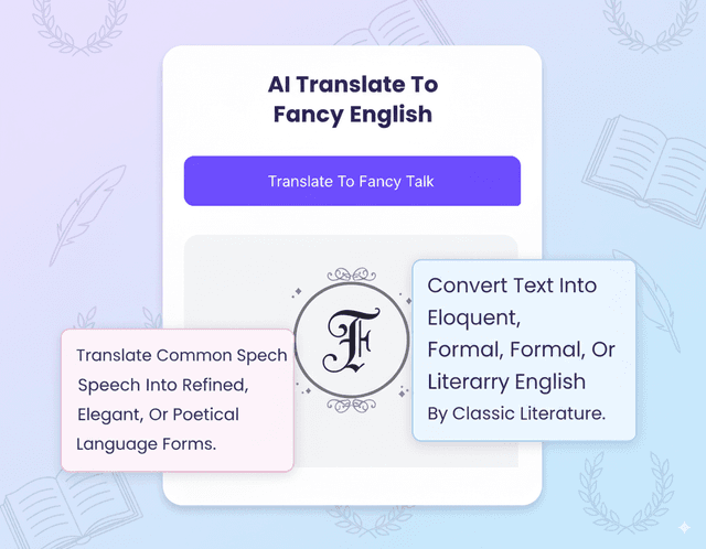 Fancy English Translator – Make Plain Text Elegant | Rizzagic